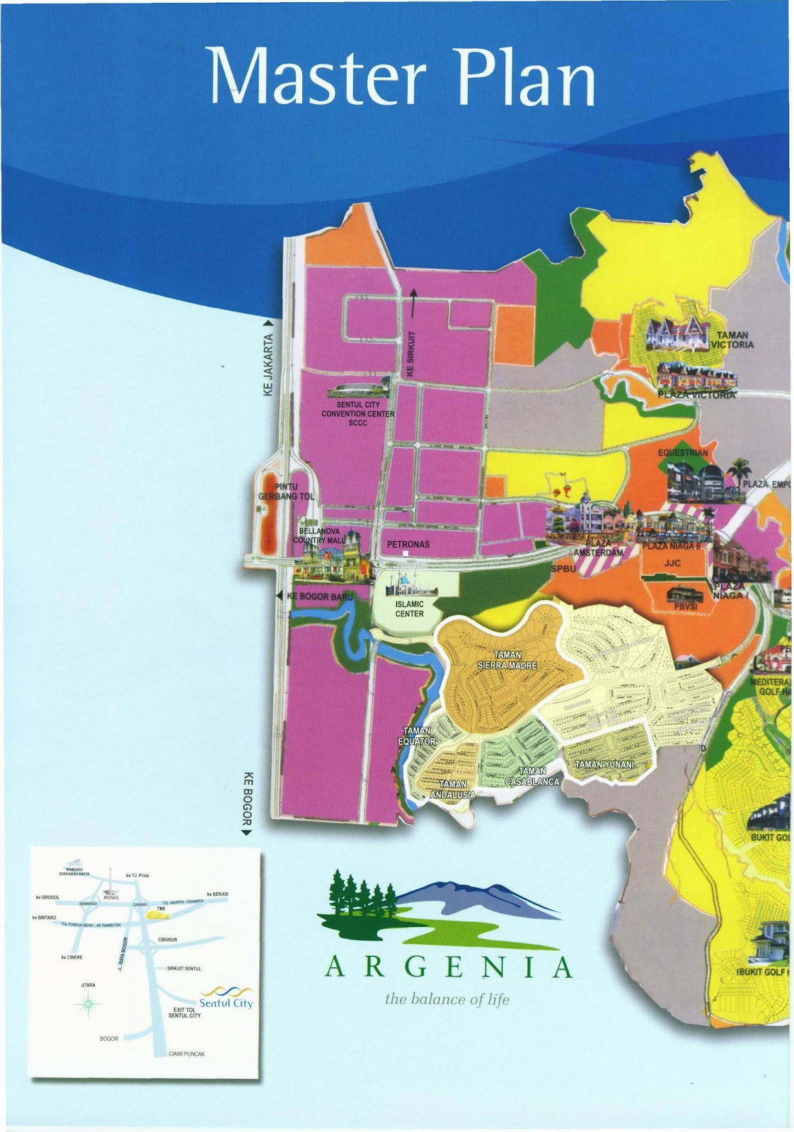 Masterplan Sentul city