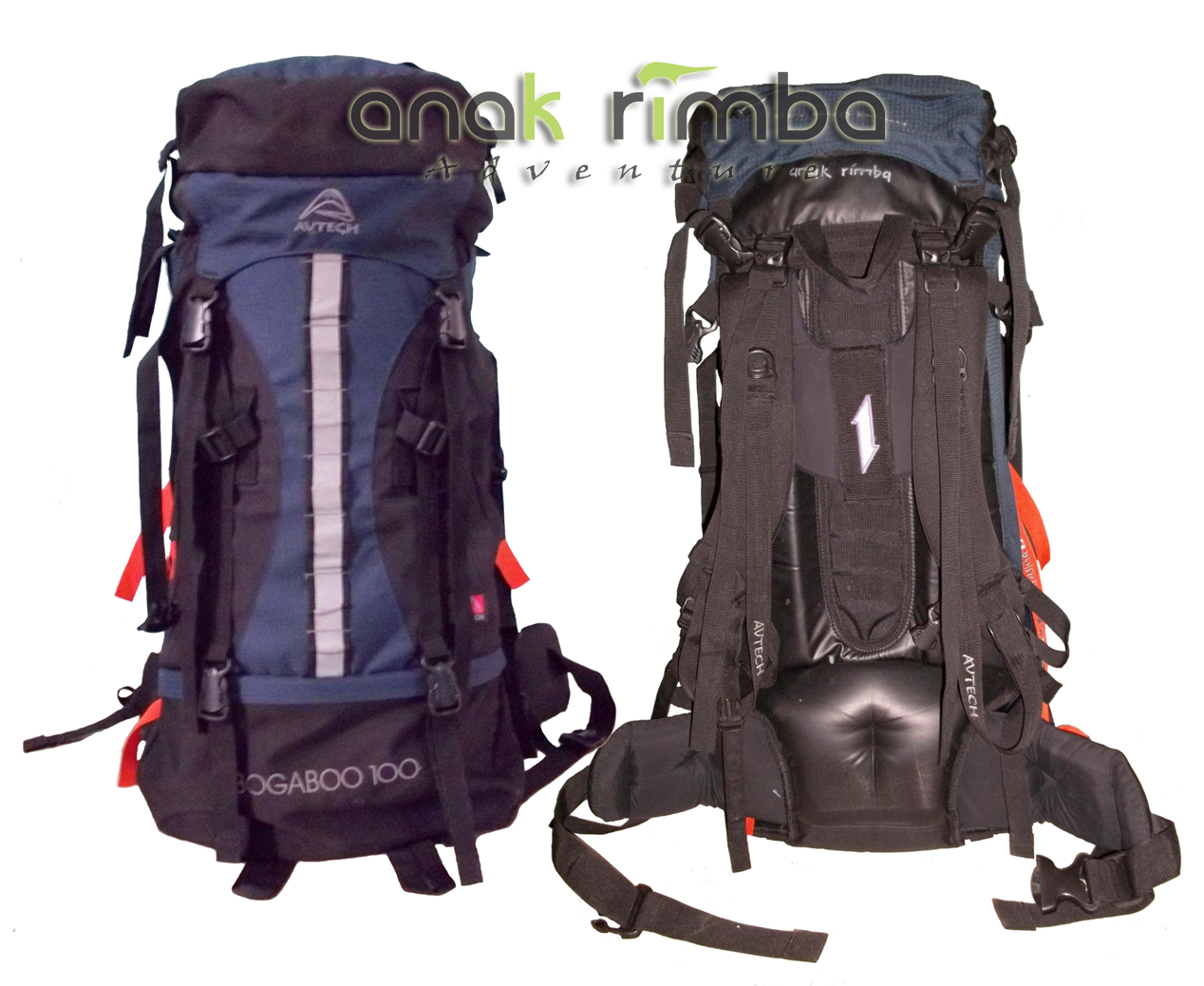all tas carrier: Tas Carrier AVTECH "BOGABOO" 60 Liter, 80 Liter,100 Liter
