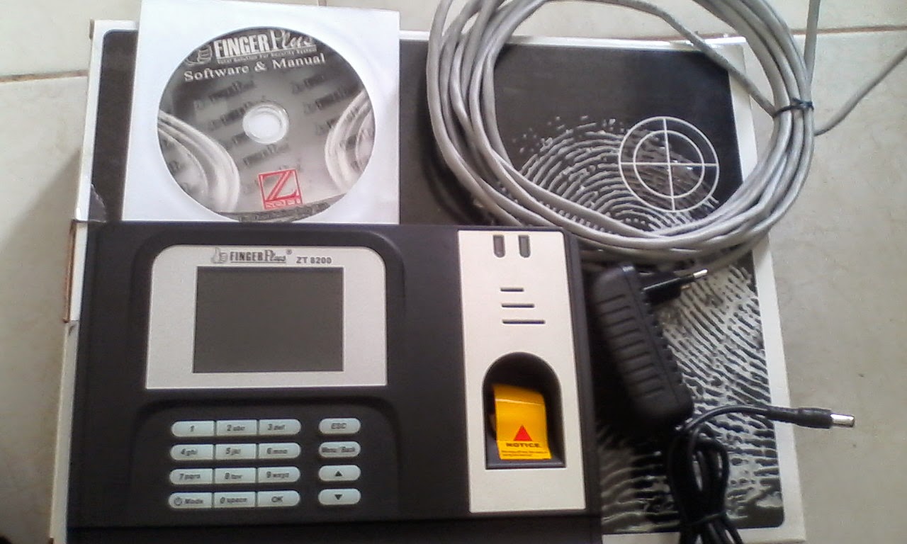 ALAT ABSENSI BANJARMASIN: JUAL MESIN ABSEN JARI BISA ACCES CONTROL ZT 8200