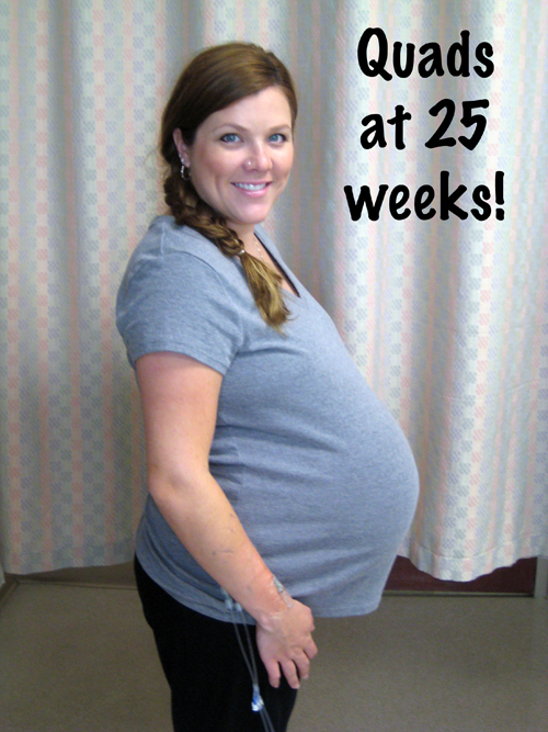 Texas Tales: {Quad Squad} 25 Weeks & A Video Greeting
