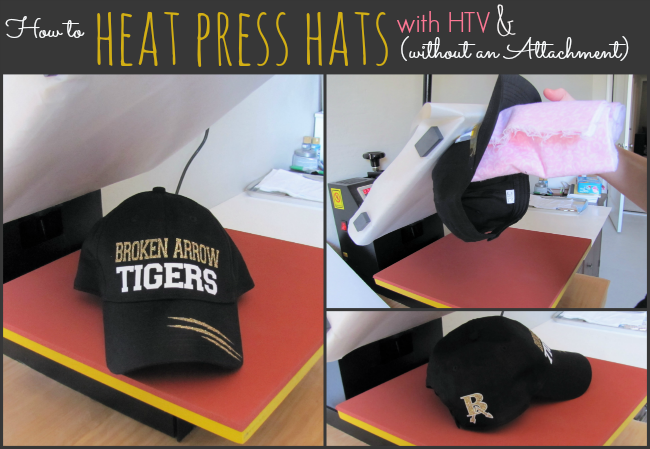 How to Heat Press a Hat: No Special Attachment Needed (Silhouette HTV ...