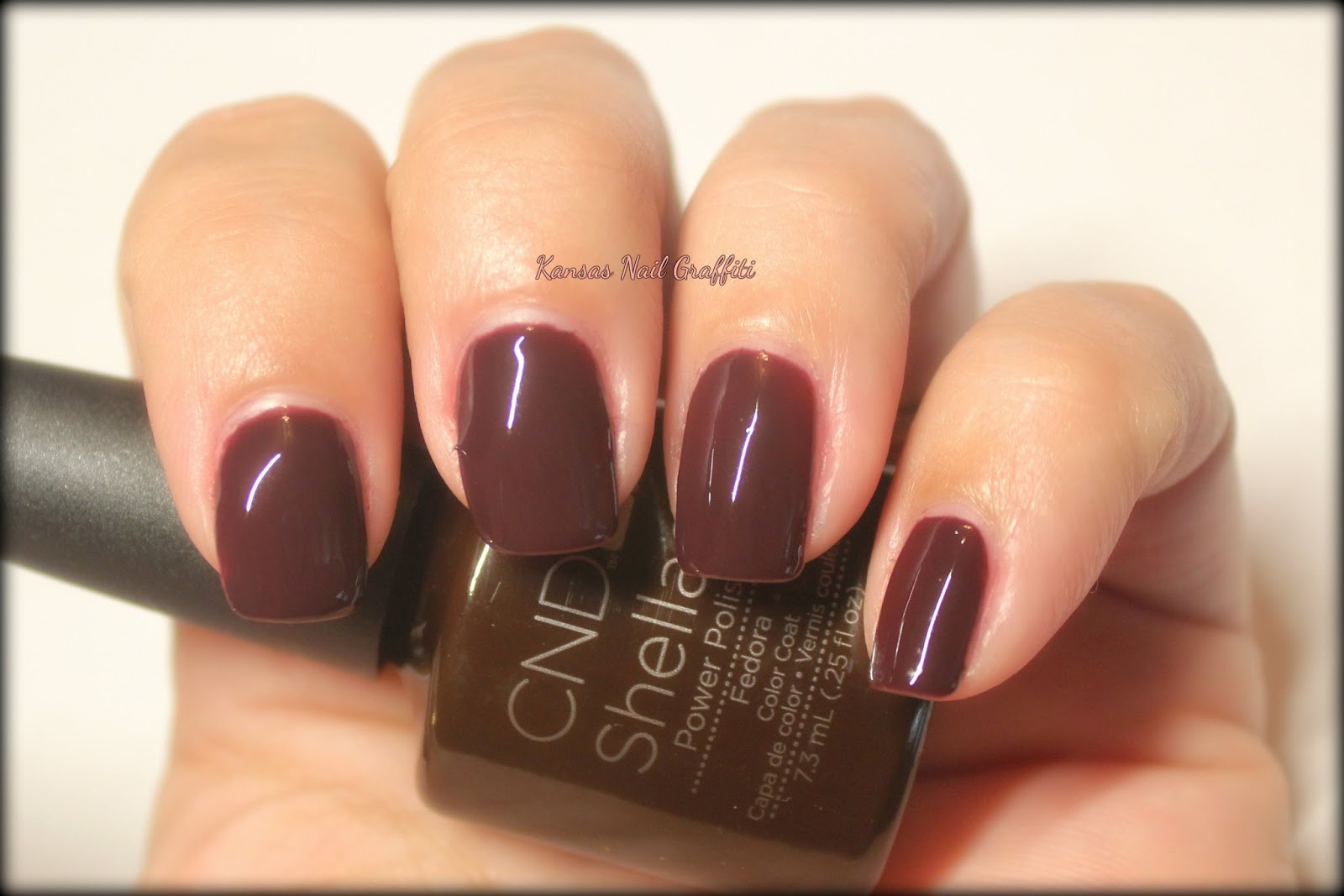 Makeup & Nail Graffiti: CND® Fedora & Plum Paisley