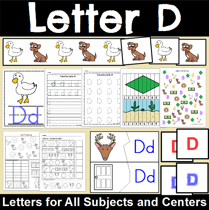 Letter D Activities