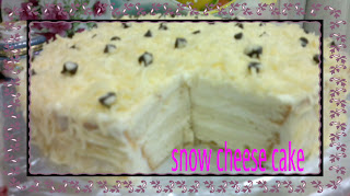 Snow Cheese cake