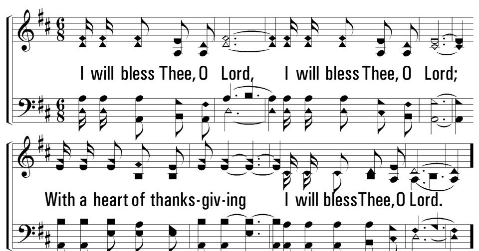 The ANVIL Newsletter: I Will Bless Thee, O Lord