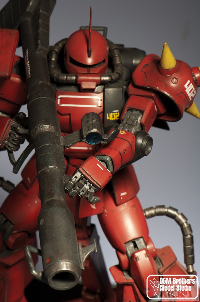 GUNDAM GUY: MG 1/100 06R-2 Zaku II Johnny Ridden Custom - Customized Build