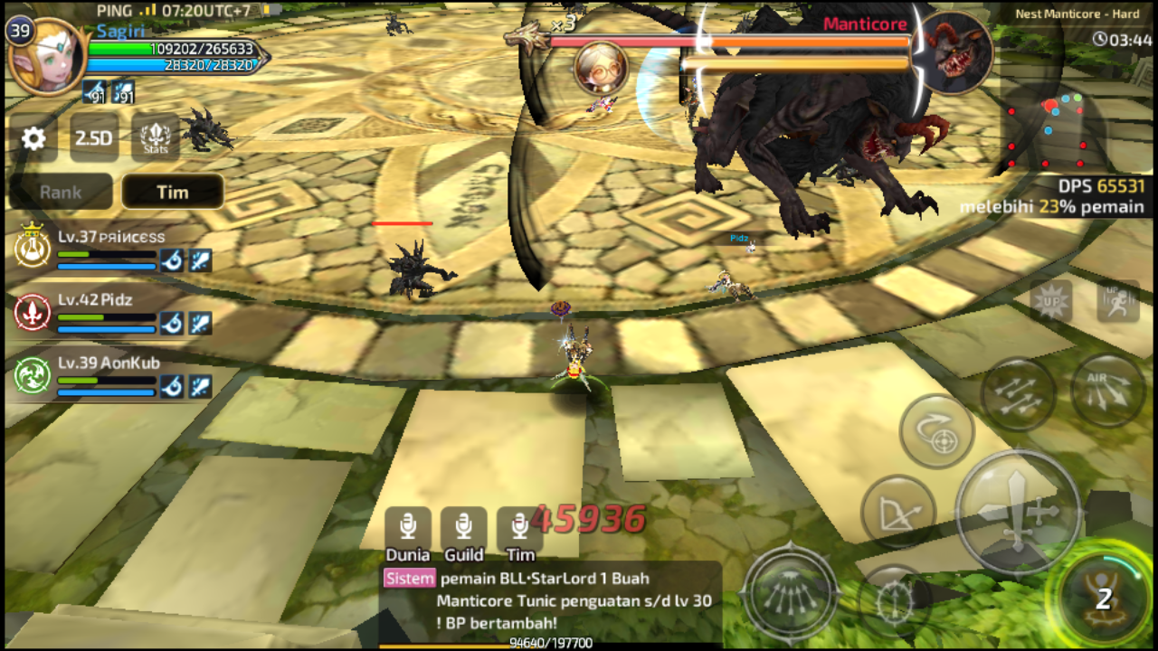 Guide Manticore Nest (Dragon Nest M) - Nigame