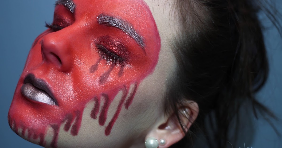 JaqaLynn: Makeup look: Bleeding heart