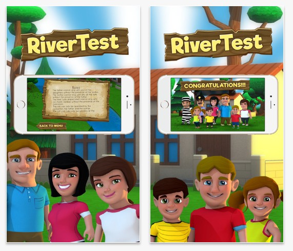 烏心石無料の情報: iOS 限時免費 App 推薦：《The River Test》渡河遊戲