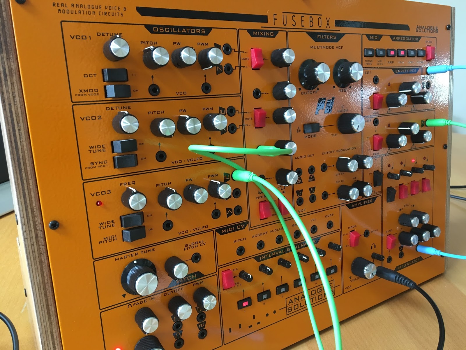 MATRIXSYNTH: New Orange Synth Coming from Analogue Solutions?