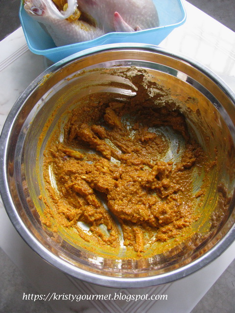 Turmeric Roasted Chicken @ 香喷喷黄姜烤鸡