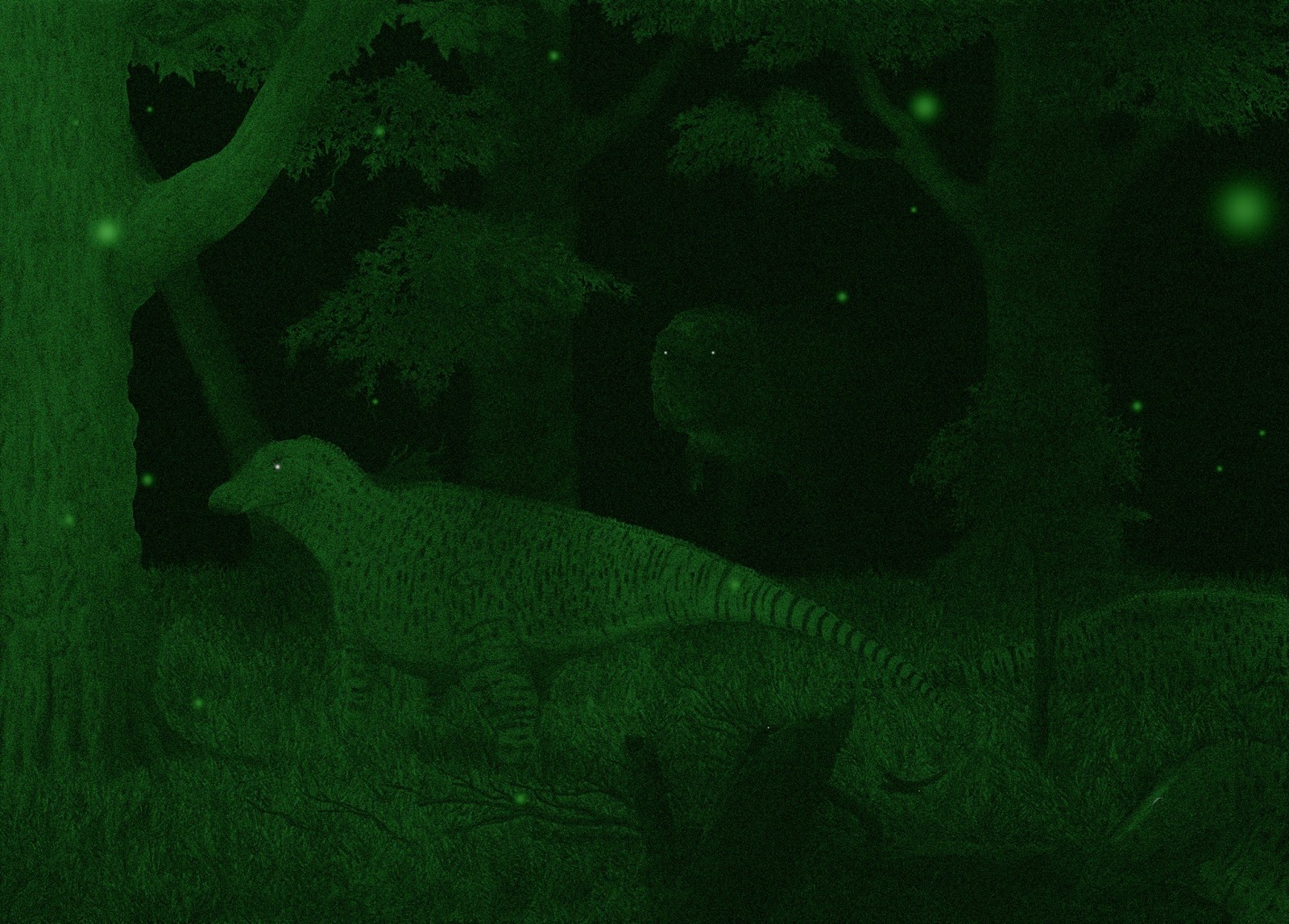 [Dino Art] Unsettling picture of a Tyrannosaurus : Dinosaurs