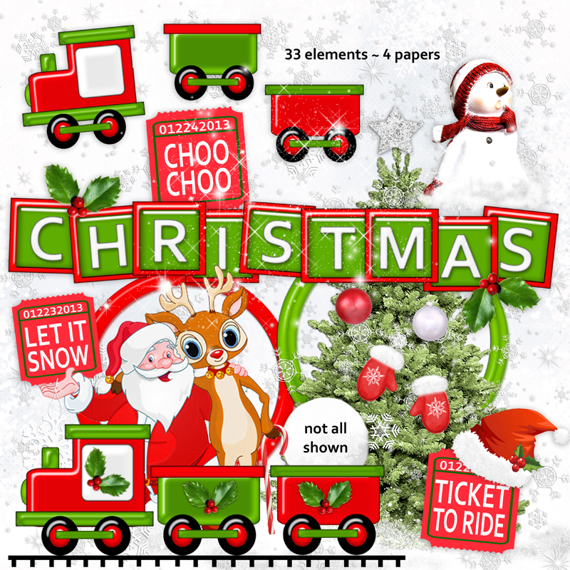 cheyOkota digital scraps: Freebie Cluster Printable from Choo Choo ...