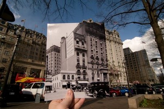 The past and the present blending photography ~ HumorSurf