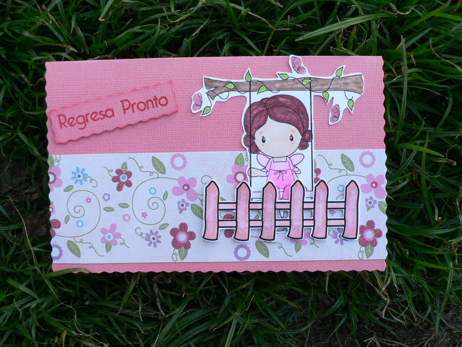 Creaciones Lorena: tarjeta de despedida