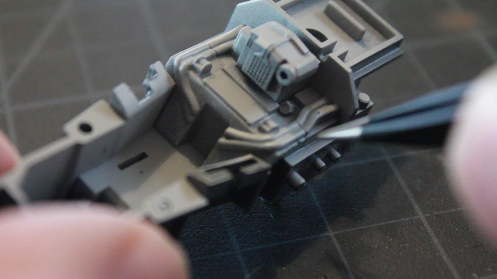 Bandai 1/48 scale X-Wing Model Build: Pt II Cockpit Assembly, Photo ...