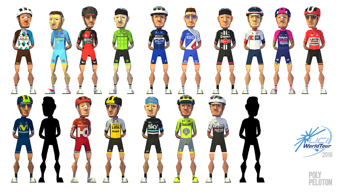 Poly Peloton: WIP : UCI WorldTour - 2016 kits (16 / 18)
