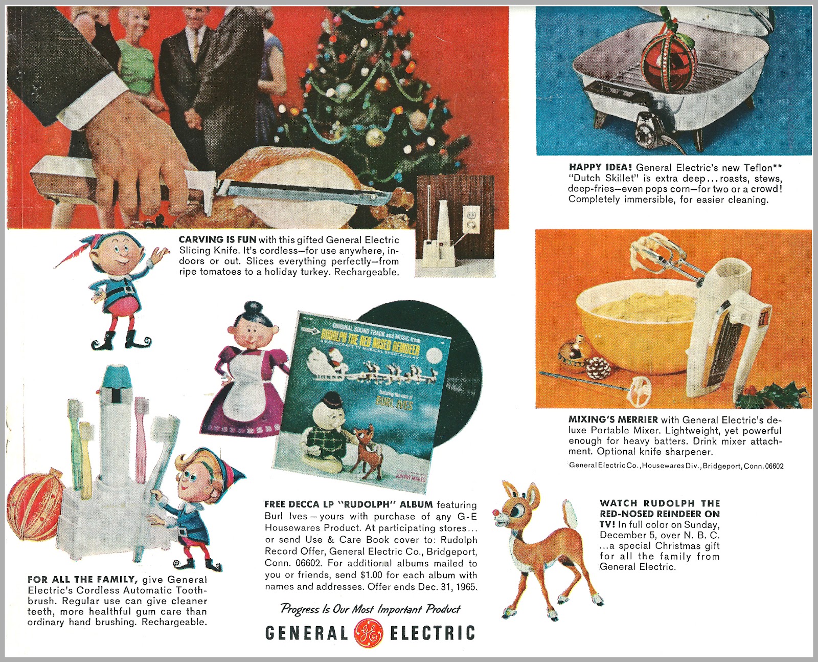 EverythingCroton: 1965 GENERAL ELECTRIC PRESENTS RUDOLPH THE RED-NOSED ...