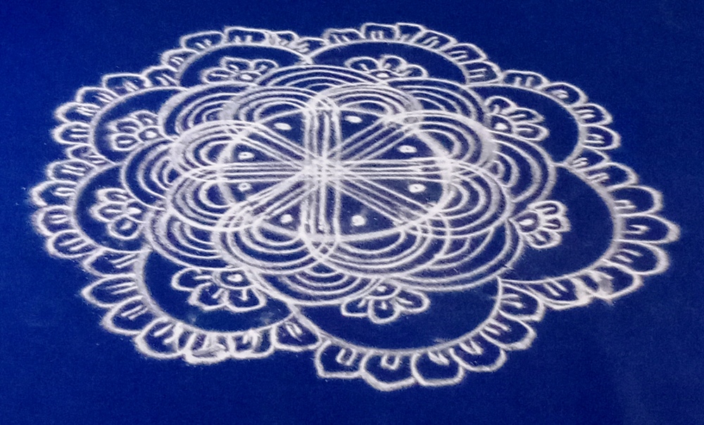 Free hand kolam designs