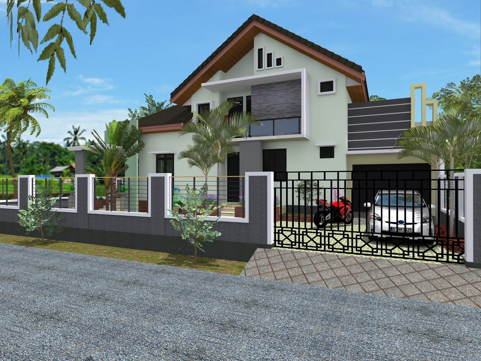 Desain Rumah Hunian Type 177 Klasic Modern - 2mdesain