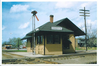 Towns and Nature: Sandoval, IL: Depot and Junction Office: OOS/B&O vs ...