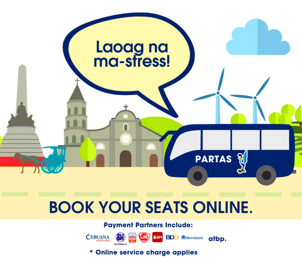Partas offers online reservations to/from Ilocos