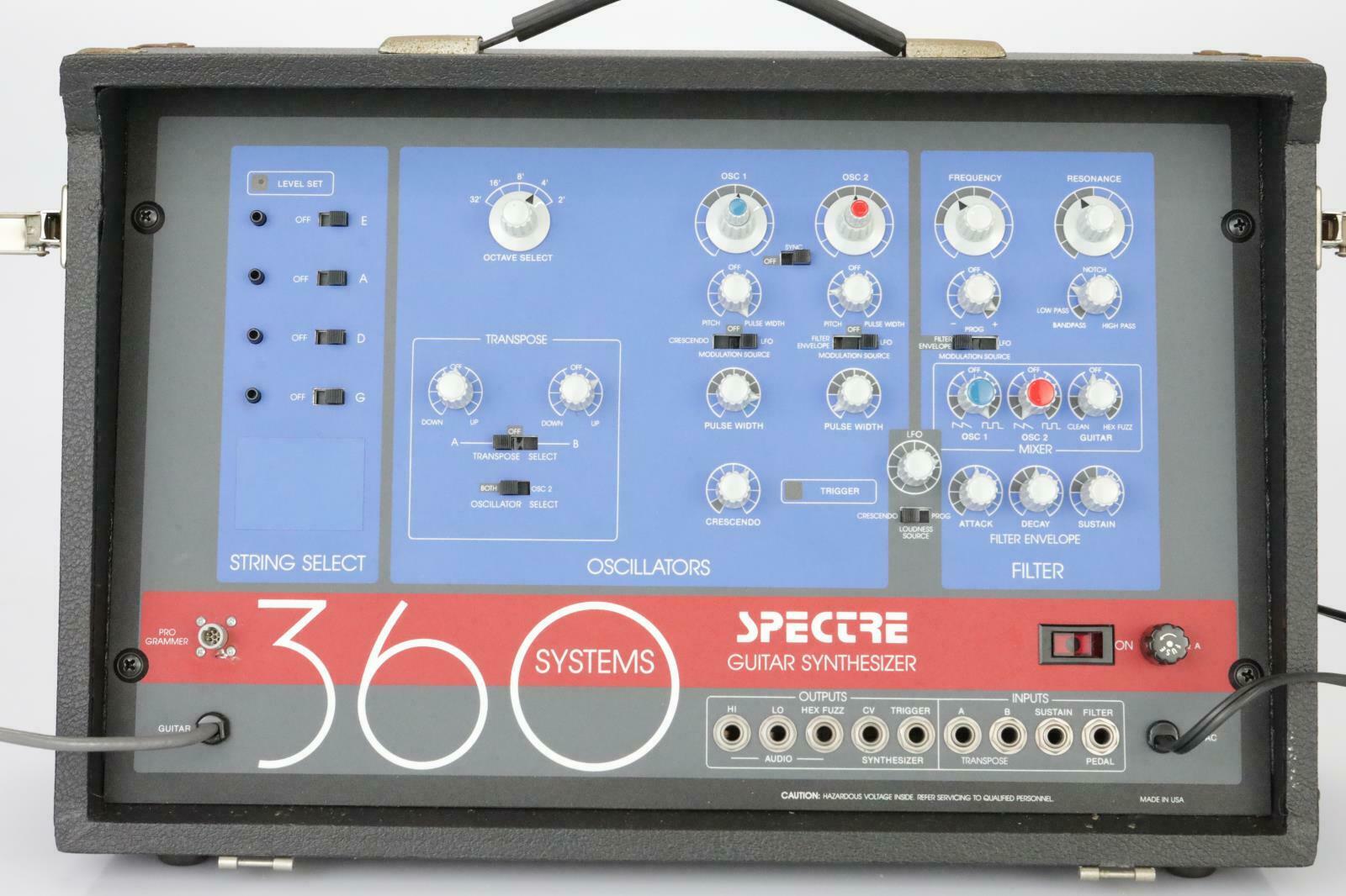 MATRIXSYNTH: 360 Systems Spectre Guitar Synthesizer
