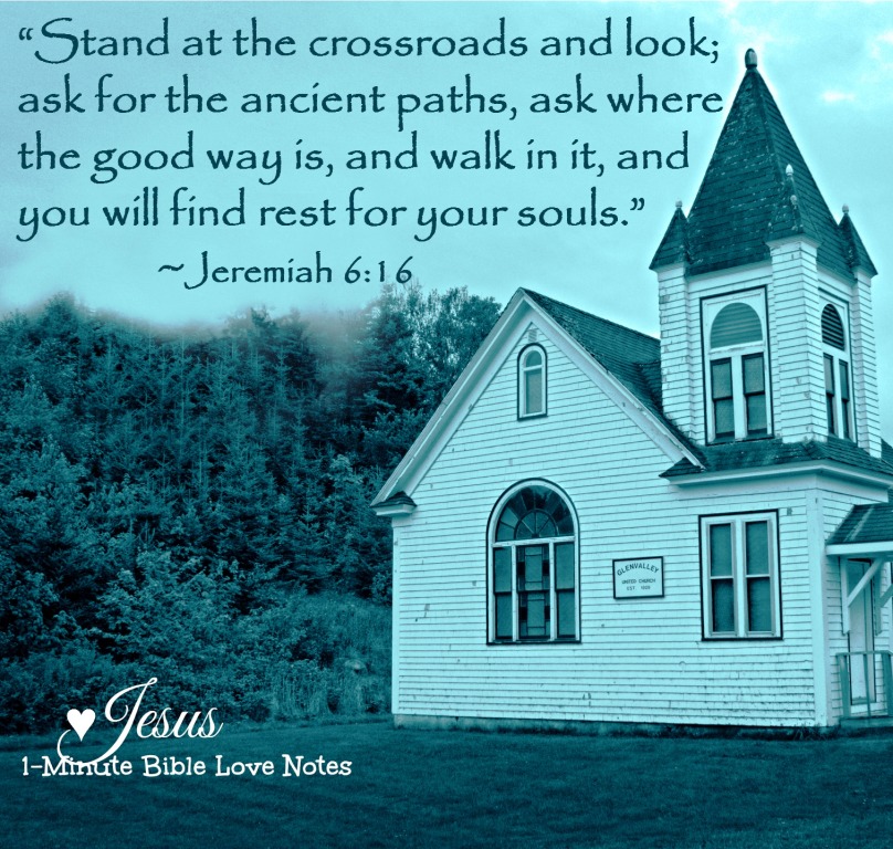 Bite Size Bible Study: We Stand at the Crossroads
