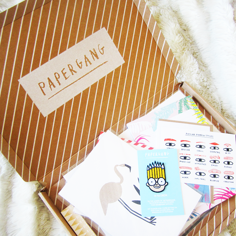 Lifestyle | My First Papergang Subscription Box — VVNightingale