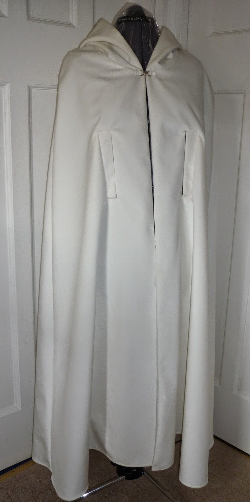 adventures in dressmaking: First wedding cloak of the year...