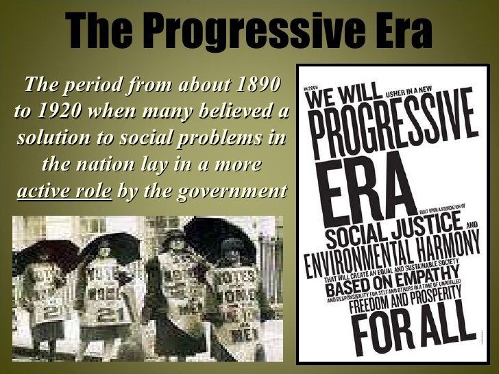 US History - Maloney: Progressive Era