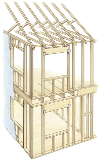 Oyster River House: Energy Efficient Framing