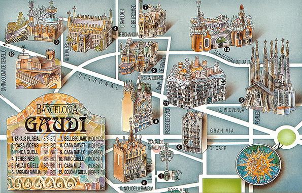 HISTORIA DEL ARTE Y LA CULTURA: LA RUTA GAUDI EN BARCELONA Y LA IGLESIA ...