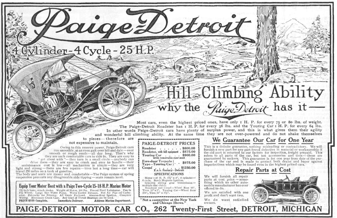 American Auto Emblems: PAIGE-DETROIT/PAIGE