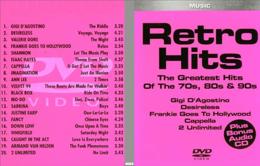 riodvdmusic: Retro Hits