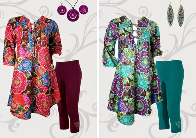 Le blog de la boutique Yokaso, mode originale et colorée: 1 tunique, 2 ...