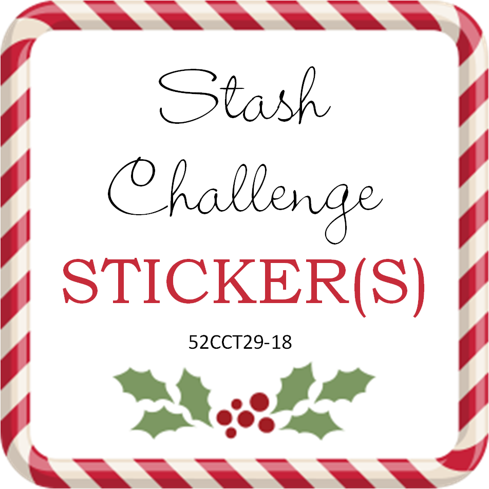 52 Christmas Card Throwdown: July Stash Challenge - Stickers