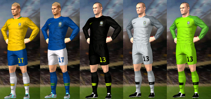 Uniformes (Kits) y Logo del Selección de Brasil - TodoDLS