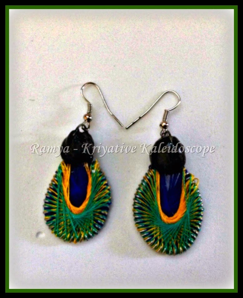 PERUVIAN THREAD EARRINGS - KRIYA-TIVE KALEIDOSCOPE