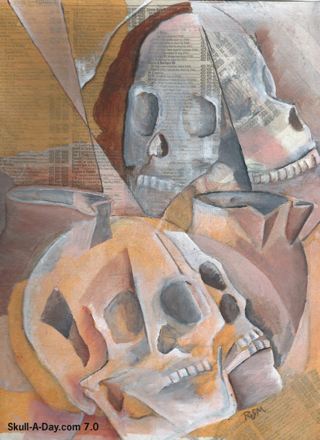 Cubist Skull