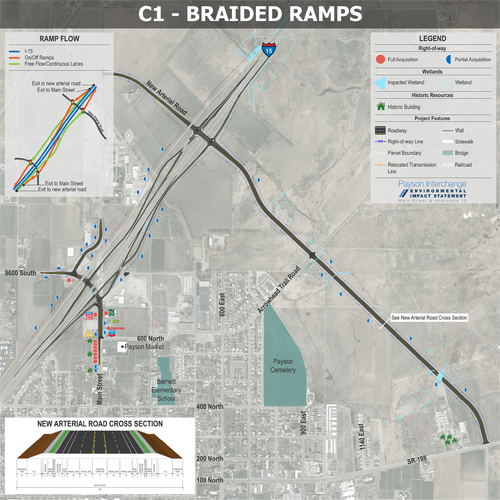 The Payson Chronicle: UDOT Chooses C1 - Braided Ramps Option