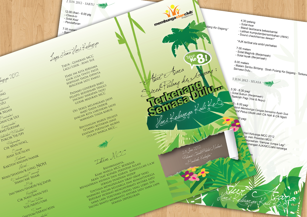 Design Kertas Atur Acara (Program) Hari Keluarga MCC 2012 ~ Laman Blog ...