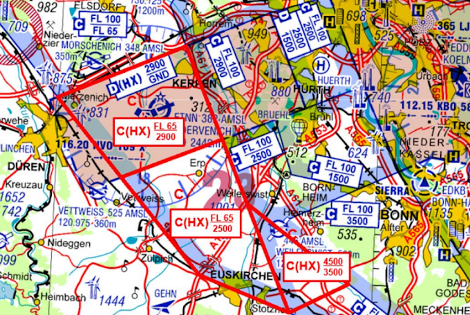 Geänderte Luftraumstrukturen in Deutschland