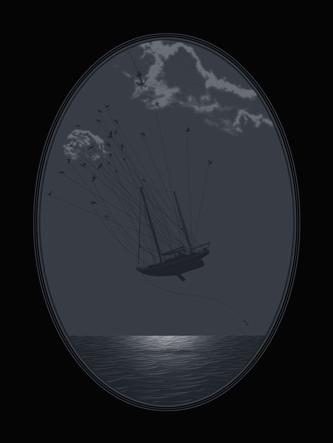 INSIDE THE ROCK POSTER FRAME BLOG: Dan McCarthy The Doldrums Print Release