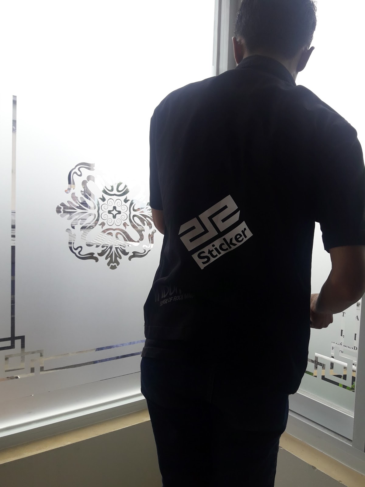 Sticker Sandblast Ornament Custom - 212 Sticker - Cutting Stiker Bandung