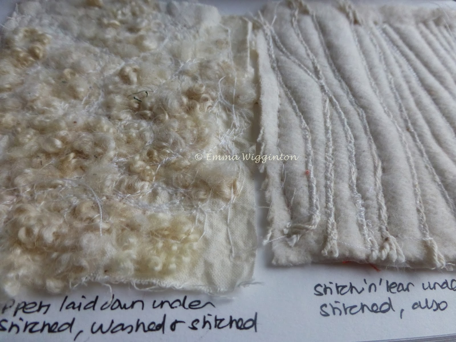 an artist's life: stitching texture...