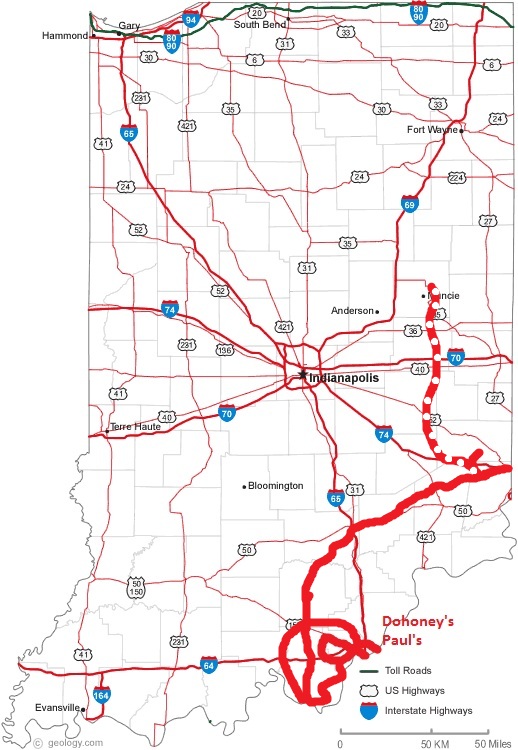 The Pauls' Revolution : Southern Indiana friends and family