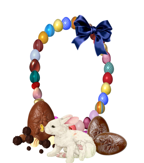 ForgetMeNot: Easter cluster frames