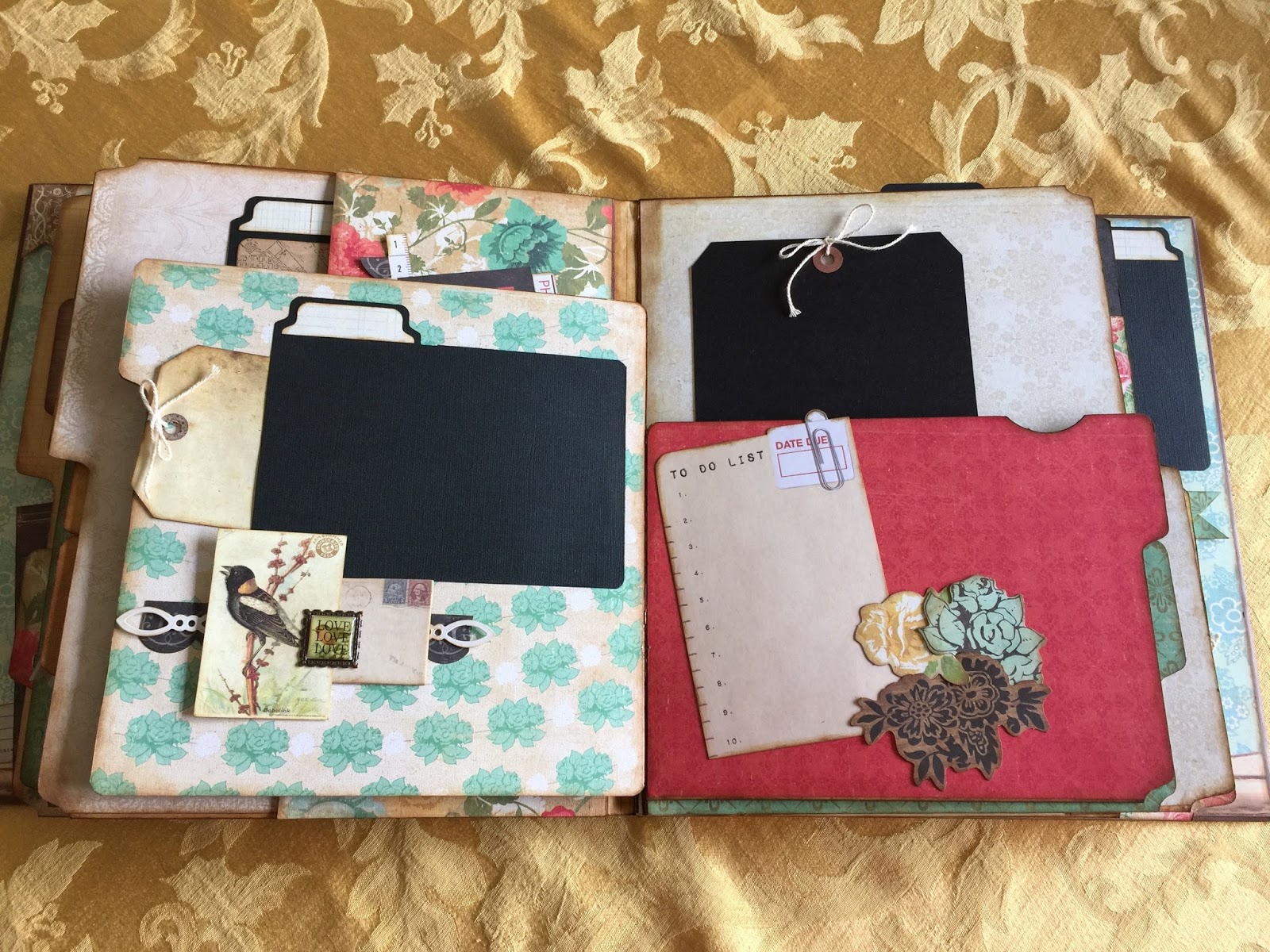 A Creative Operation: "Memories" File Folder Album, Part 3