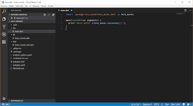 Lenguaje Dart de Google